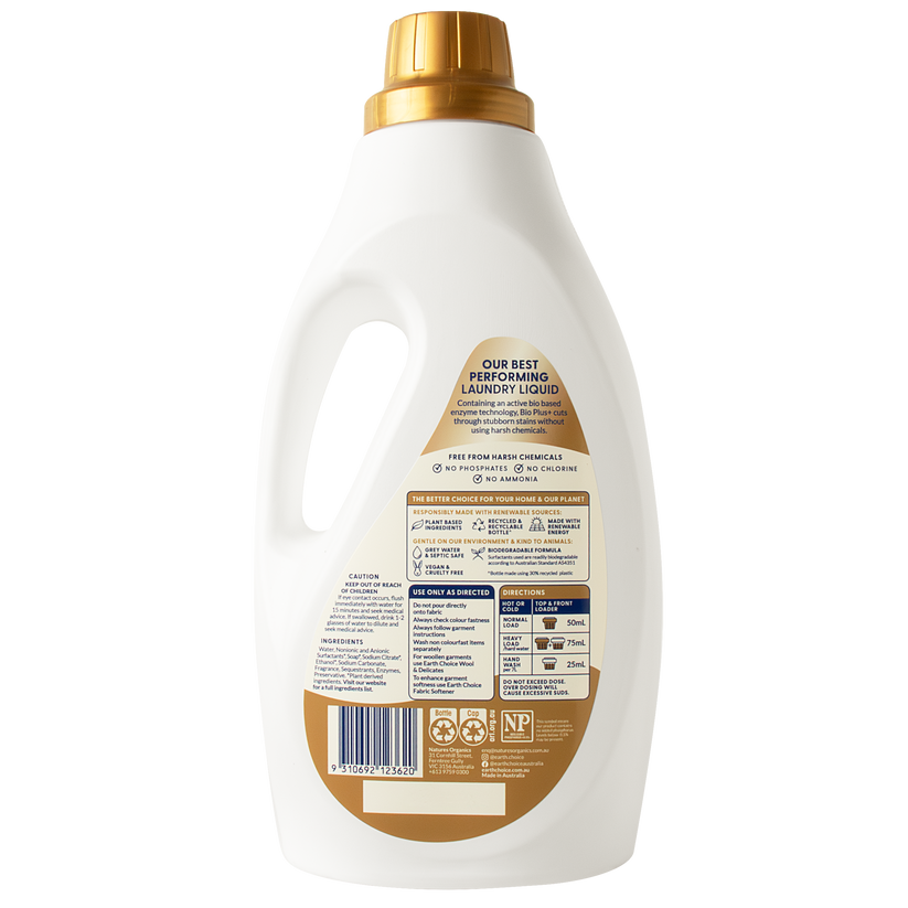 Earth Choice | Bio Plus with Stain Remover Laundry Liquid 2L