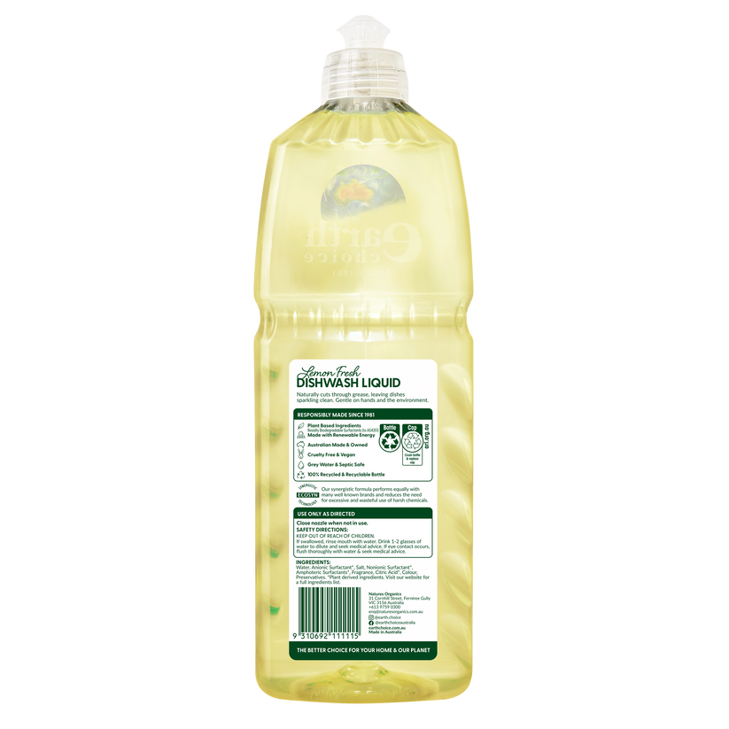 Dishwashing Liquid - Lemon Fresh 1L – Earth Choice