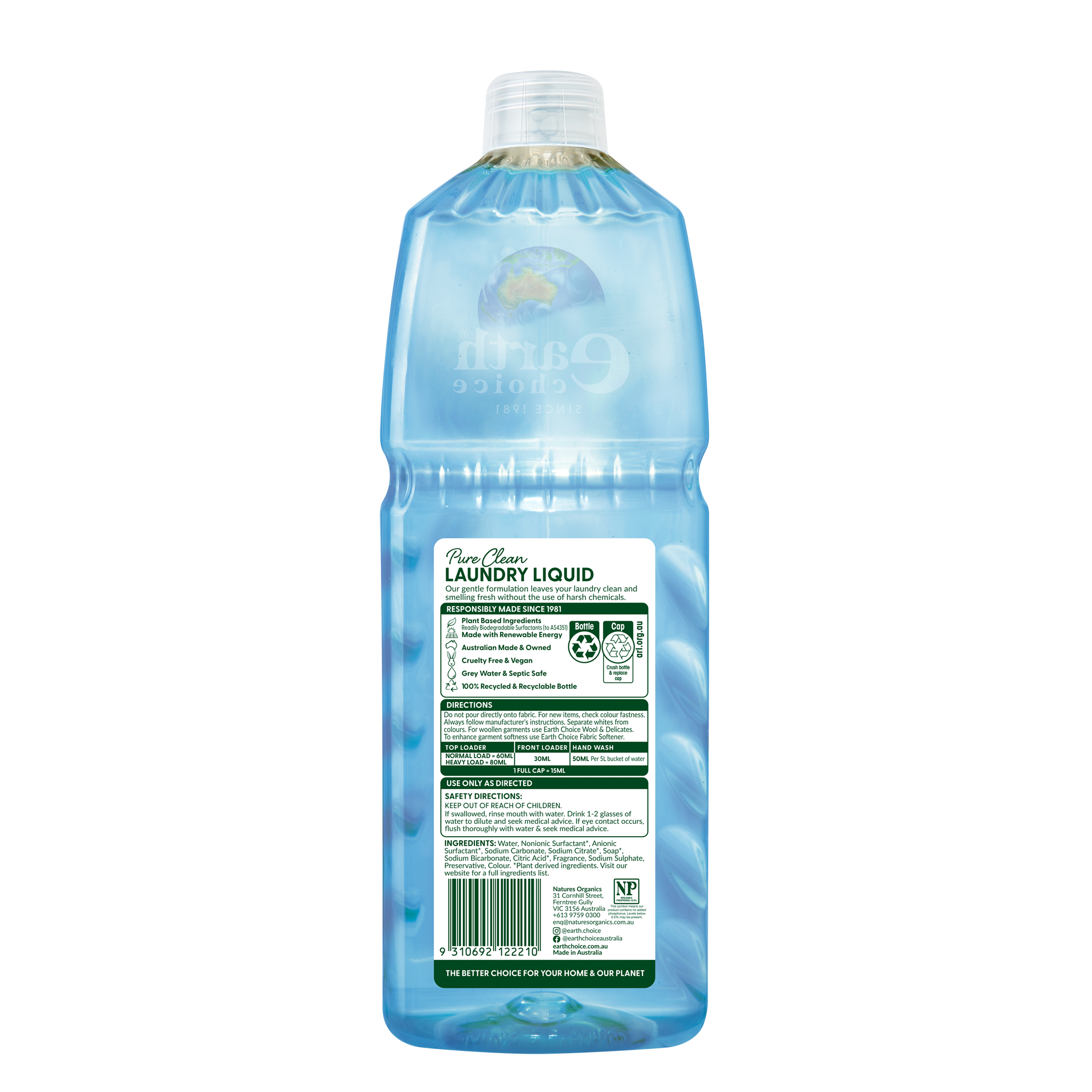 Laundry Liquid 1L – Earth Choice