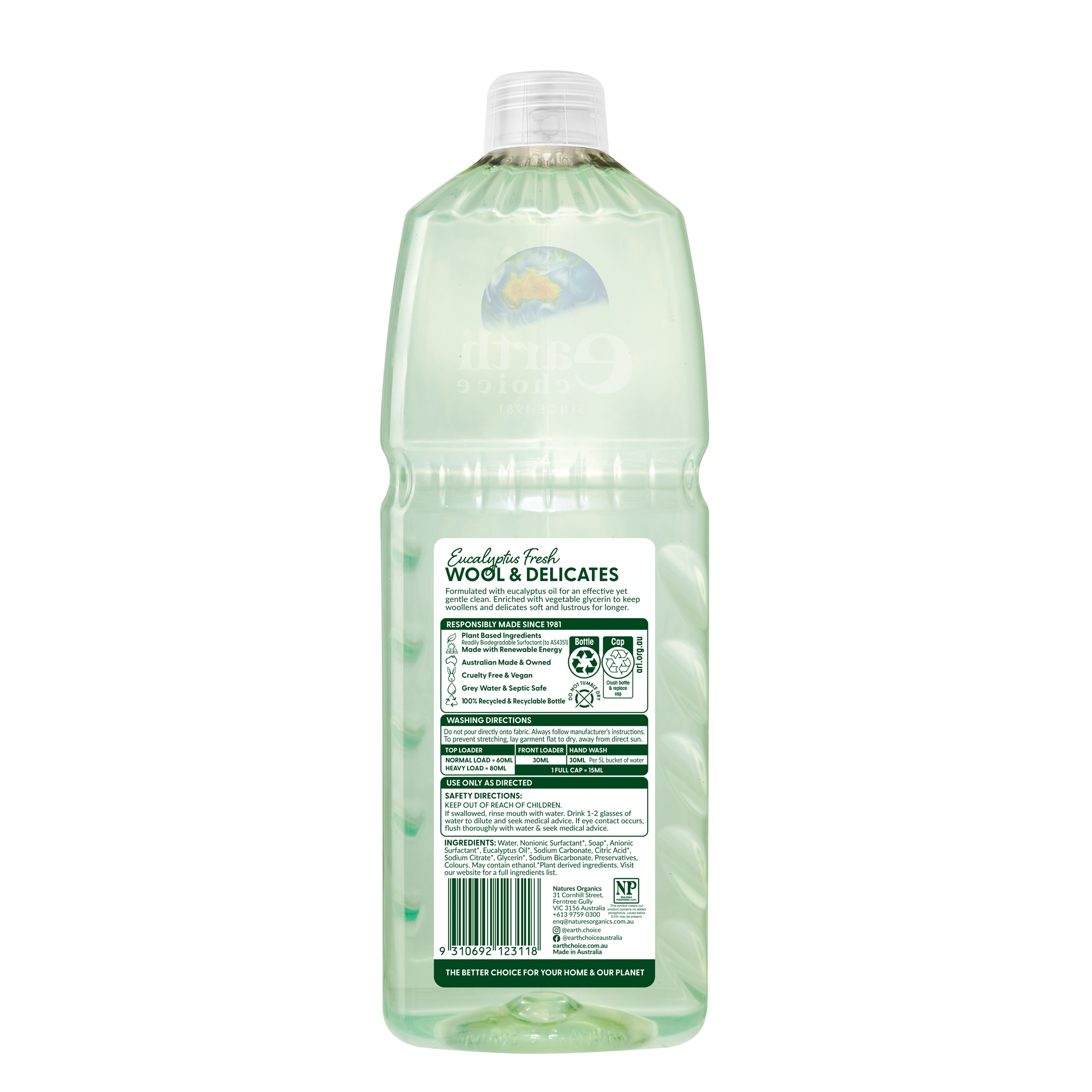 Wool & Delicates Wash 1L – Earth Choice