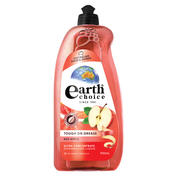 Red Apple Concentrate Dishwashing Liquid 900ml – Earth Choice