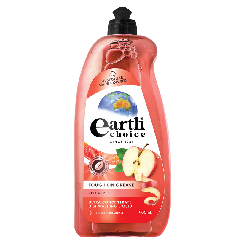 Red Apple Concentrate Dishwashing Liquid 900ml – Earth Choice
