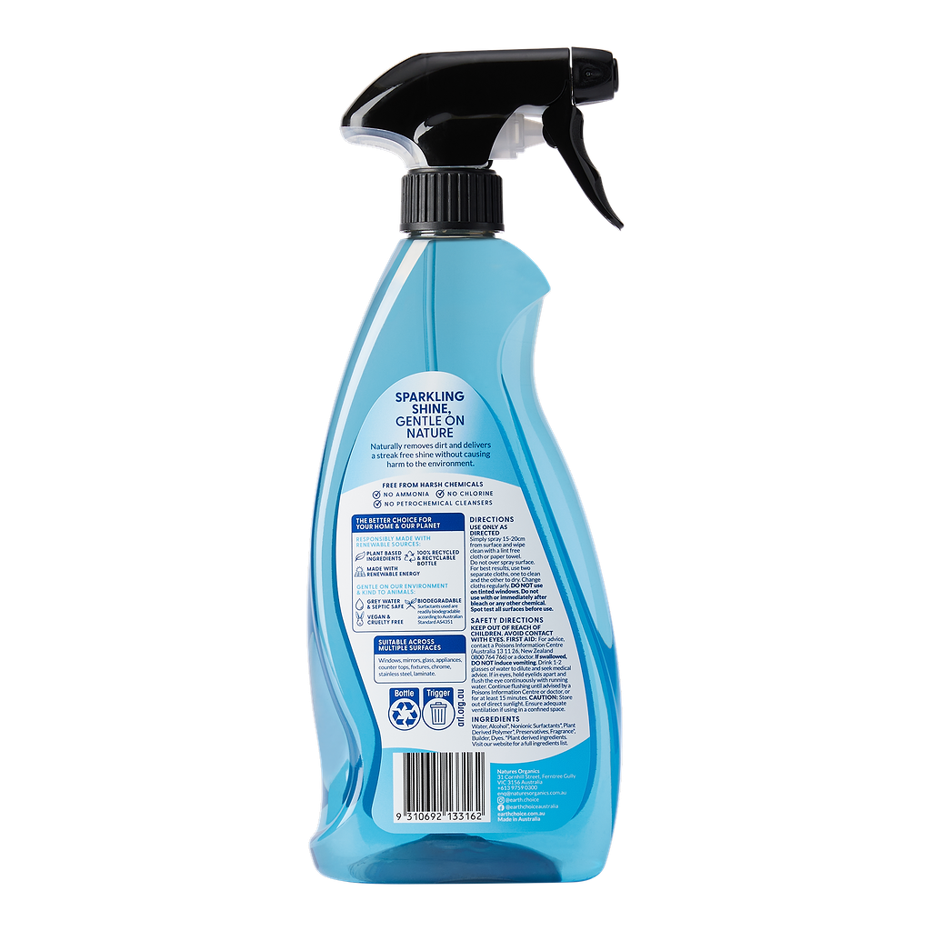 Window & Glass Cleaner 600ml – Earth Choice